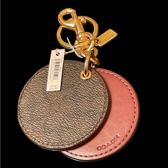 Coach | Accessories | Authentic Coach Bag Charm Key Holder Compact ...